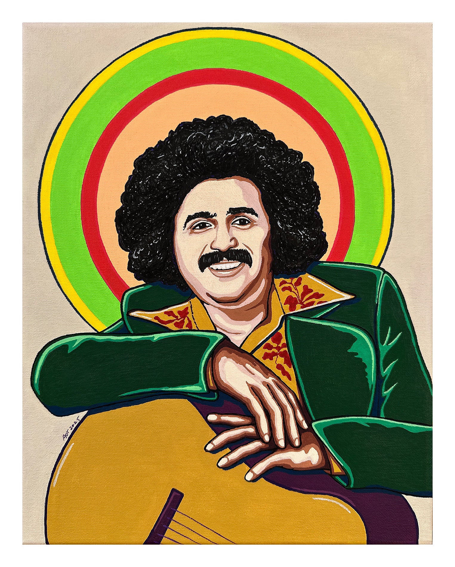 "Freddy Fender" Art Print 8" x 10" – Oso Toro Artworks